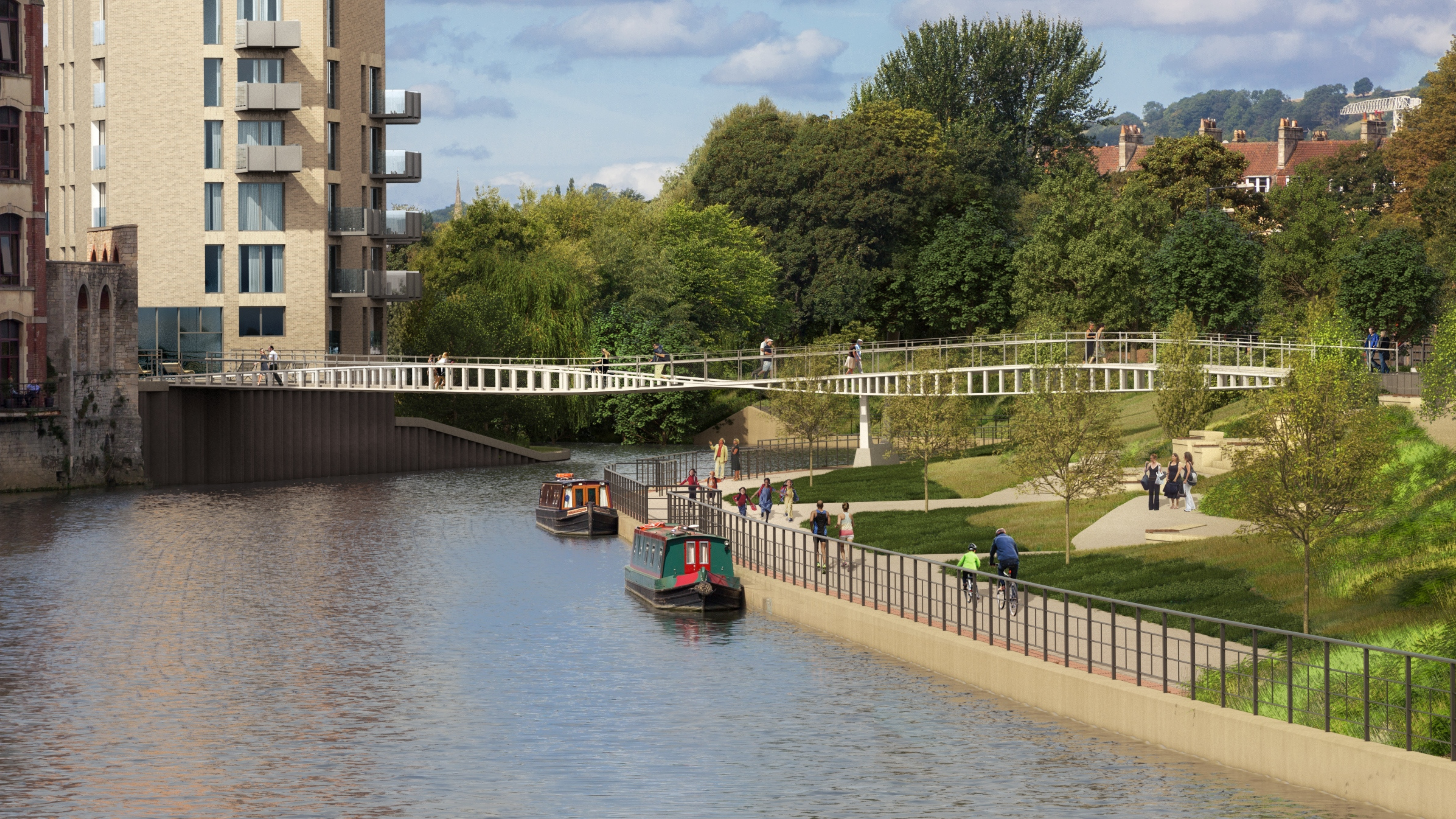 Bath Quays Bridge superstructure to be installed - Better By Bike