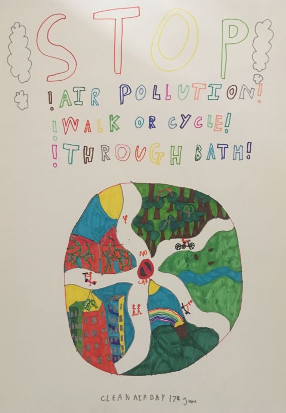Schools’ clean air poster competition winner announced - Better By Bike