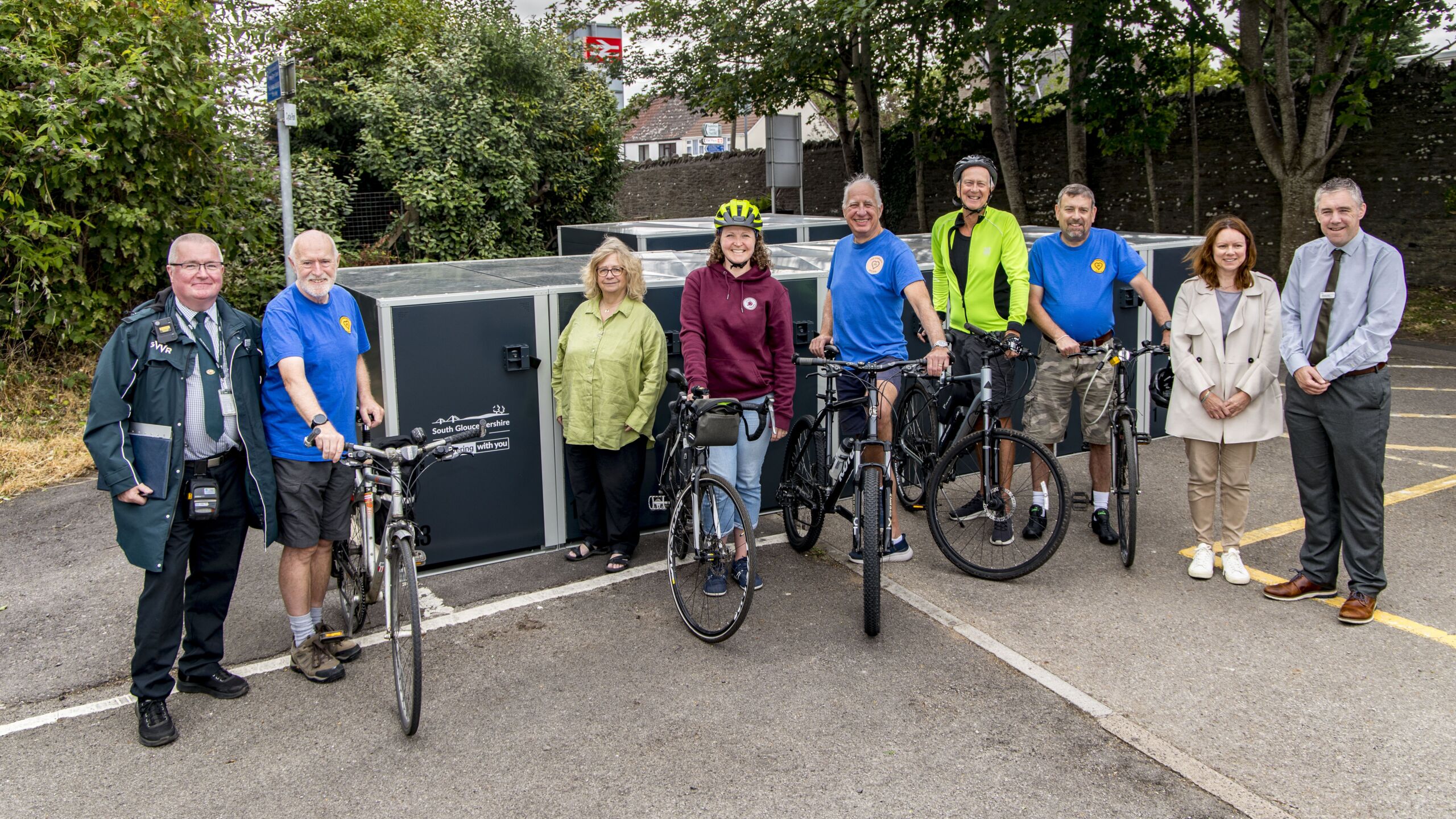 New secure cycle lockers installed at Yate Station to support active ...